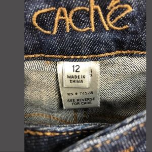 Cache | Jeans | Cache Jeans Sz 2 Stud Ankle Straight | Poshmark